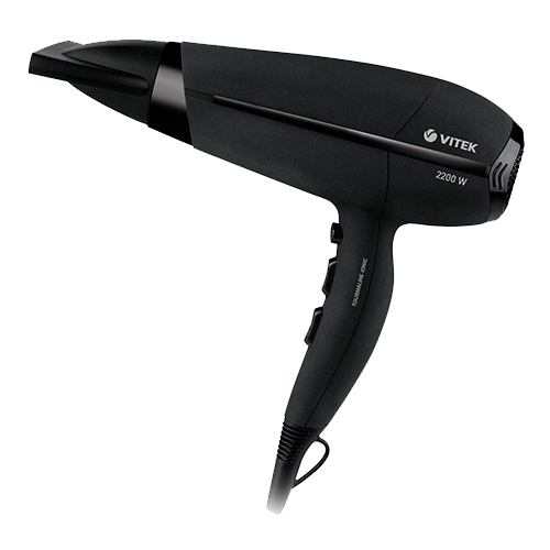 Характеристики Фен VITEK VT-8208 ВK 2.2, описание, фотографии