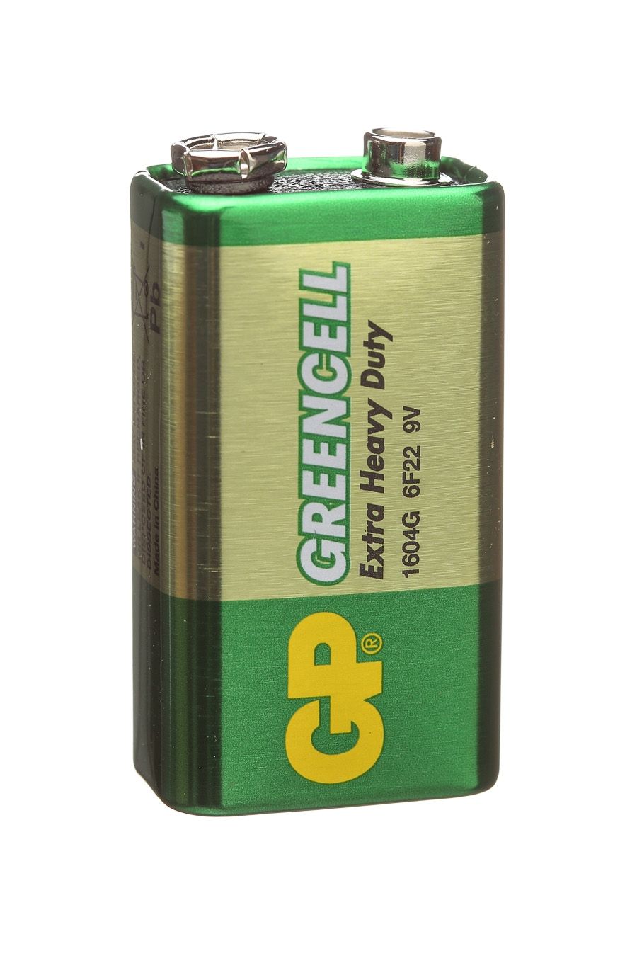 Характеристики GP 6F22 крона GREEN CELL, описание, фотографии